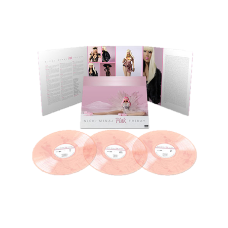 Pink Friday: Exclusive Pink Translucent Colour Swirl Vinyl 3LP - Nicki ...